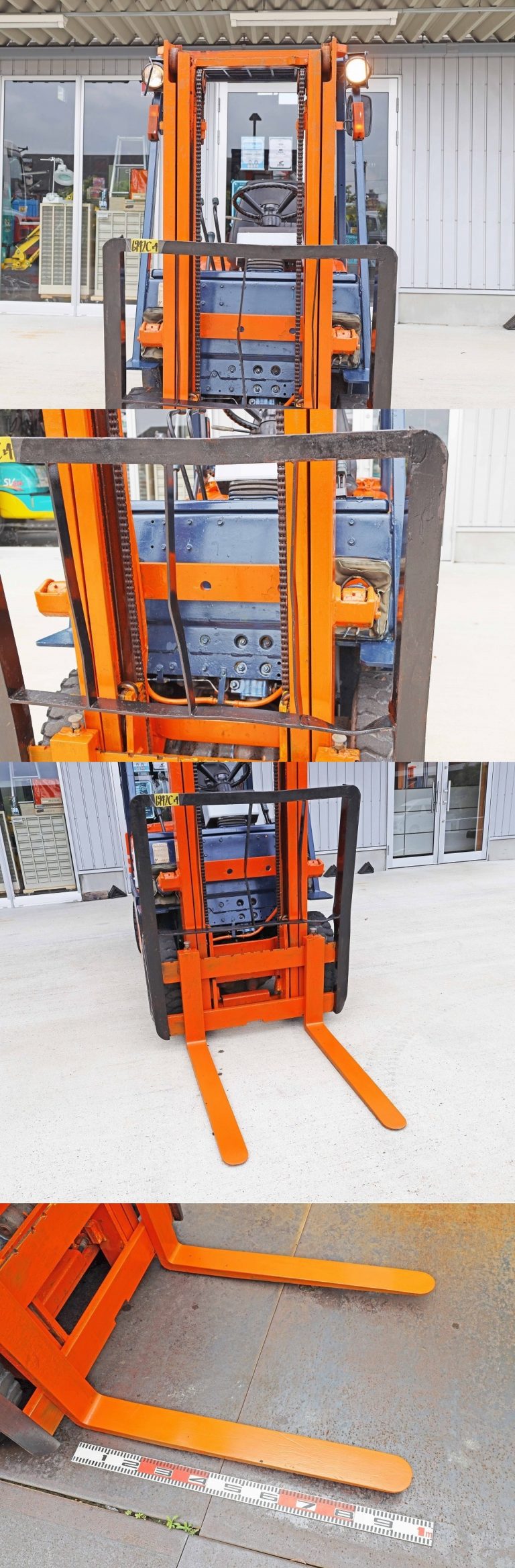 6942C24 TOYOTA トヨタ フォークリフト 5FG15 1.5t 3m ガソリン MT車 - ハヤブサリサイクル